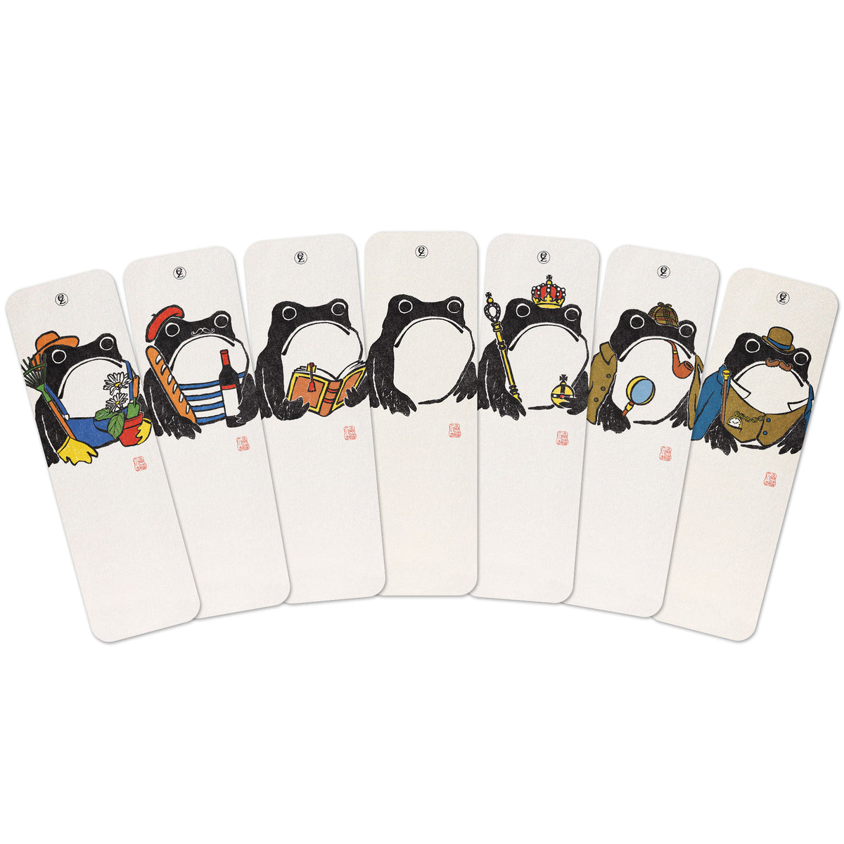 7 Bookmarks - Japanese Ezen Frog Designs — Ezen Designs