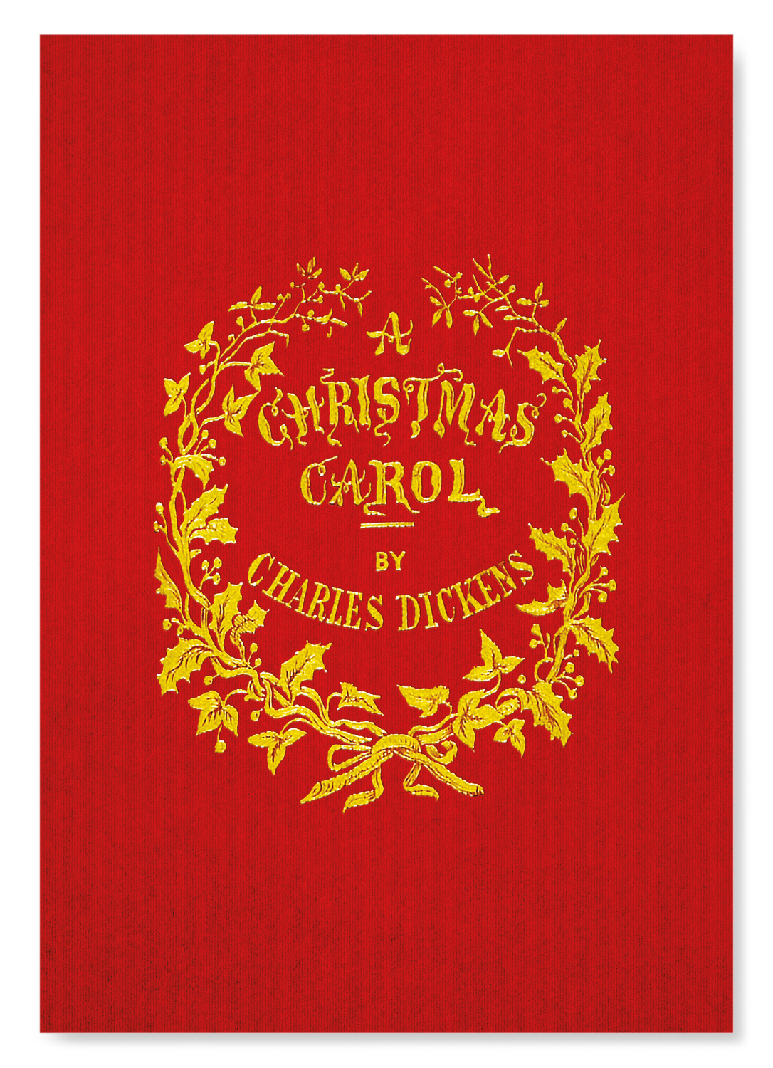 CHRISTMAS CAROL FRONT COVER (1843) - Ezen Designs