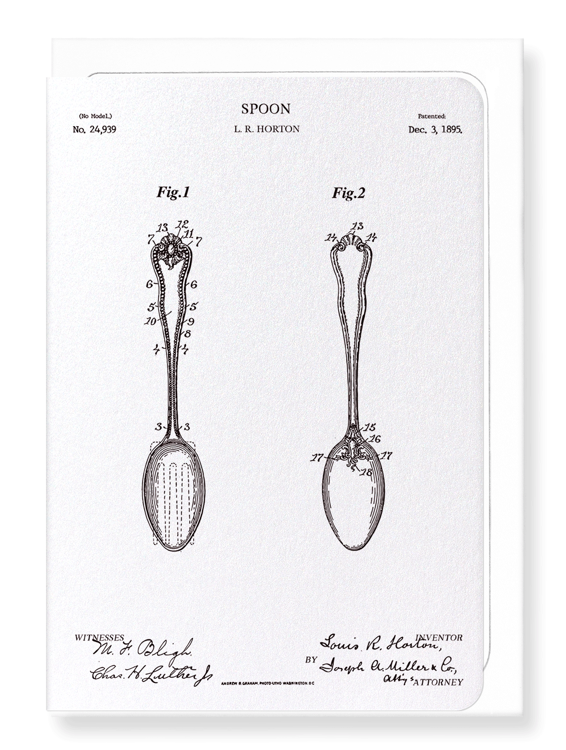 PATENT OF SPOON (1895) — Ezen Designs