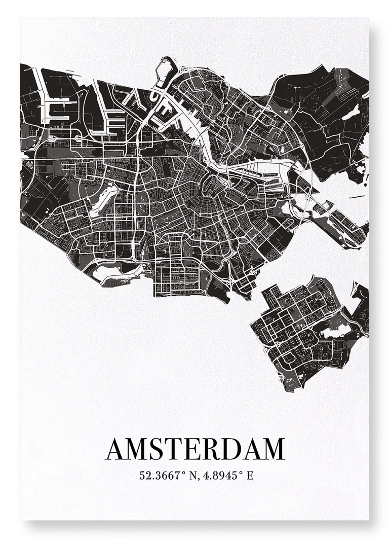 Map Cutout Art Prints — Ezen Designs